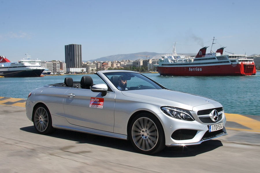 Δοκιμή Mercedes C 180 Cabrio 9G-TRONIC - AutoGreekNews